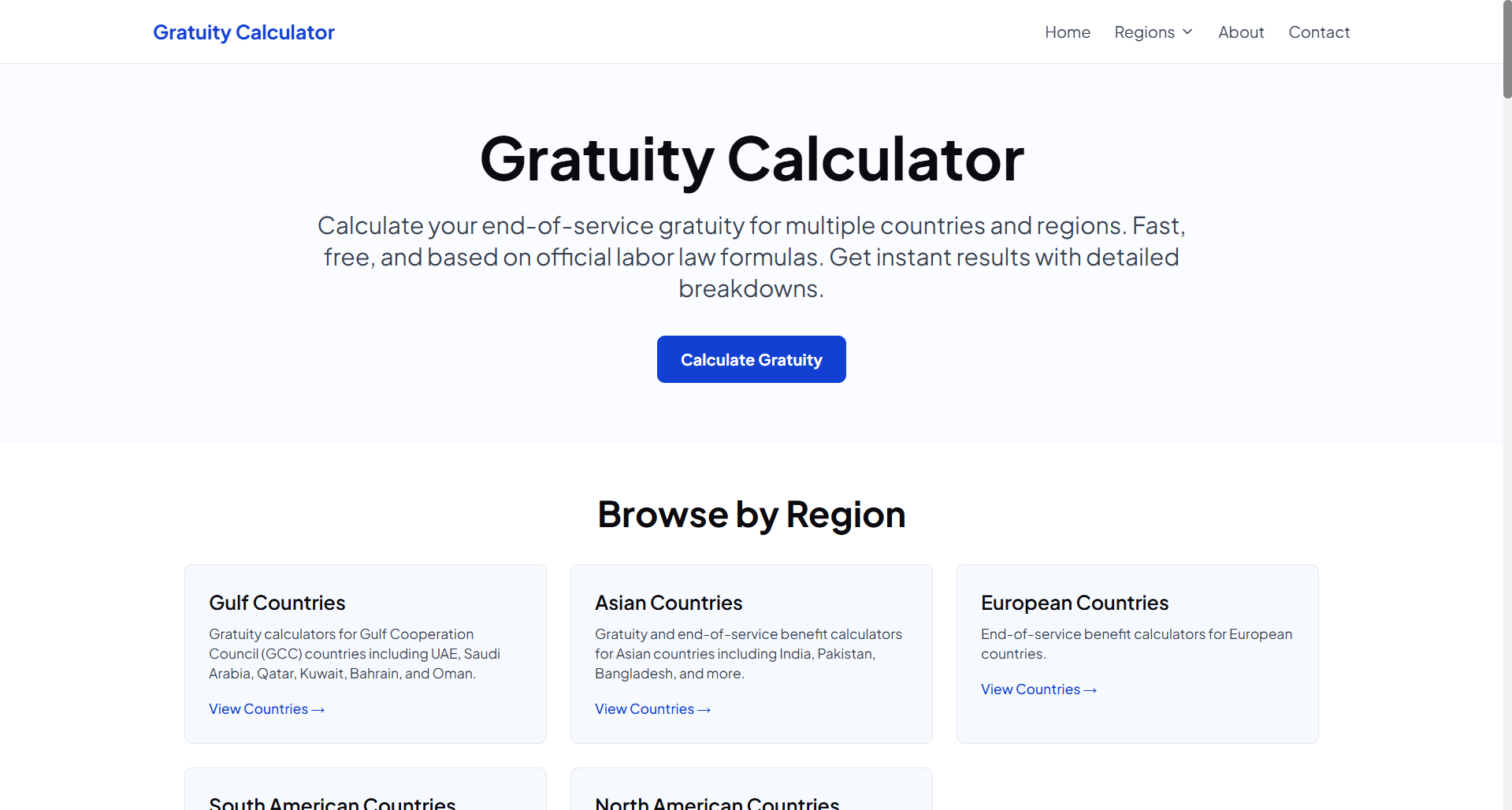 Bahrain Best Gratuity Calculator | Free BHD Calculator